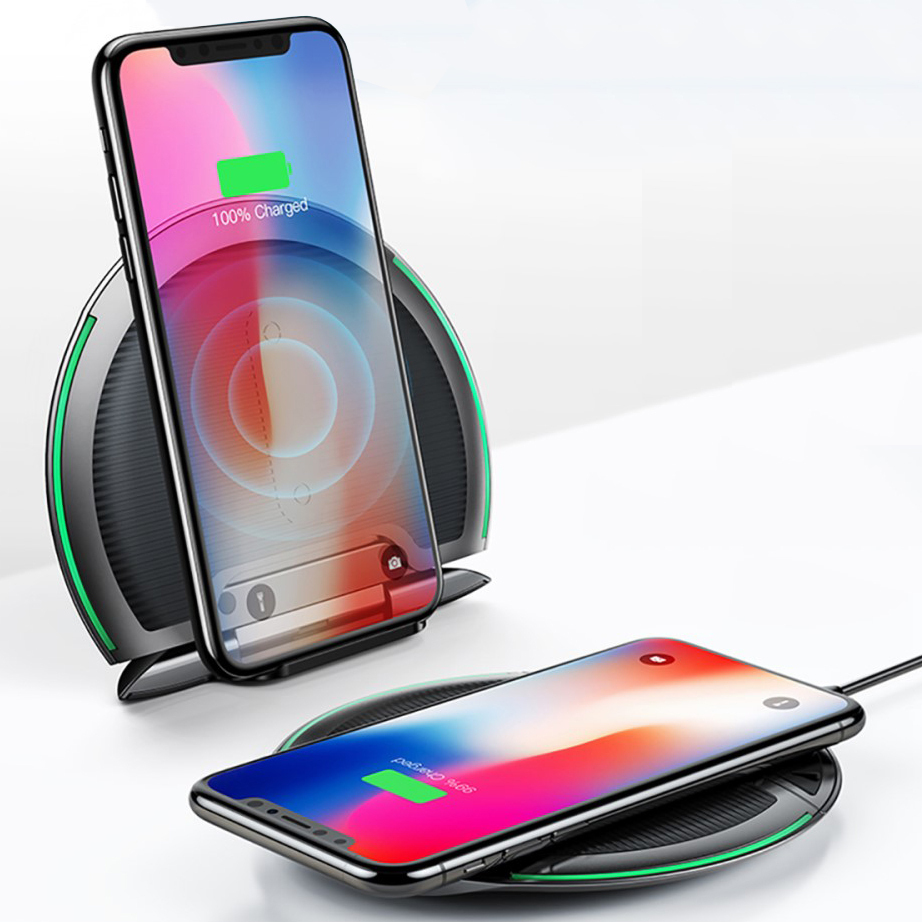 Baseus 10W Foldable Fast Wireless Charger Pad / Desktop Stand